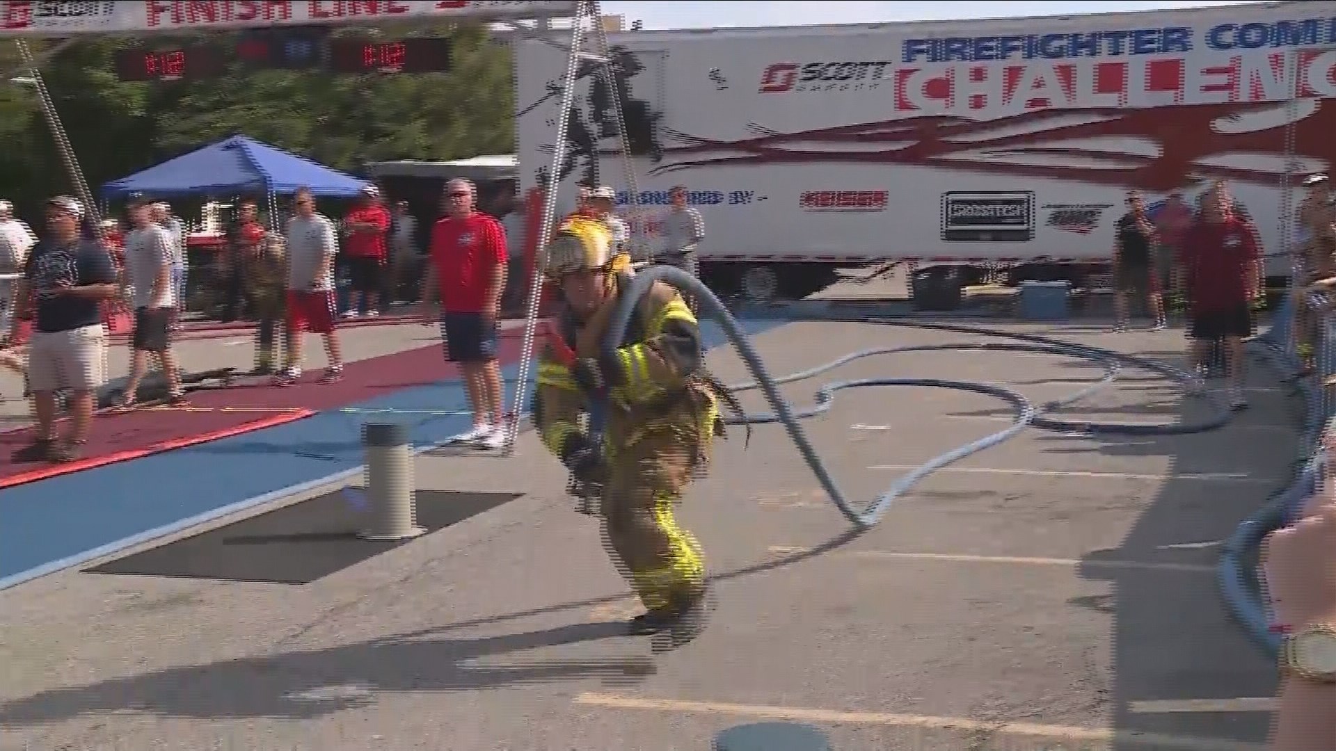 Firefighters compete in Firefighter Combat Challenge | whas11.com