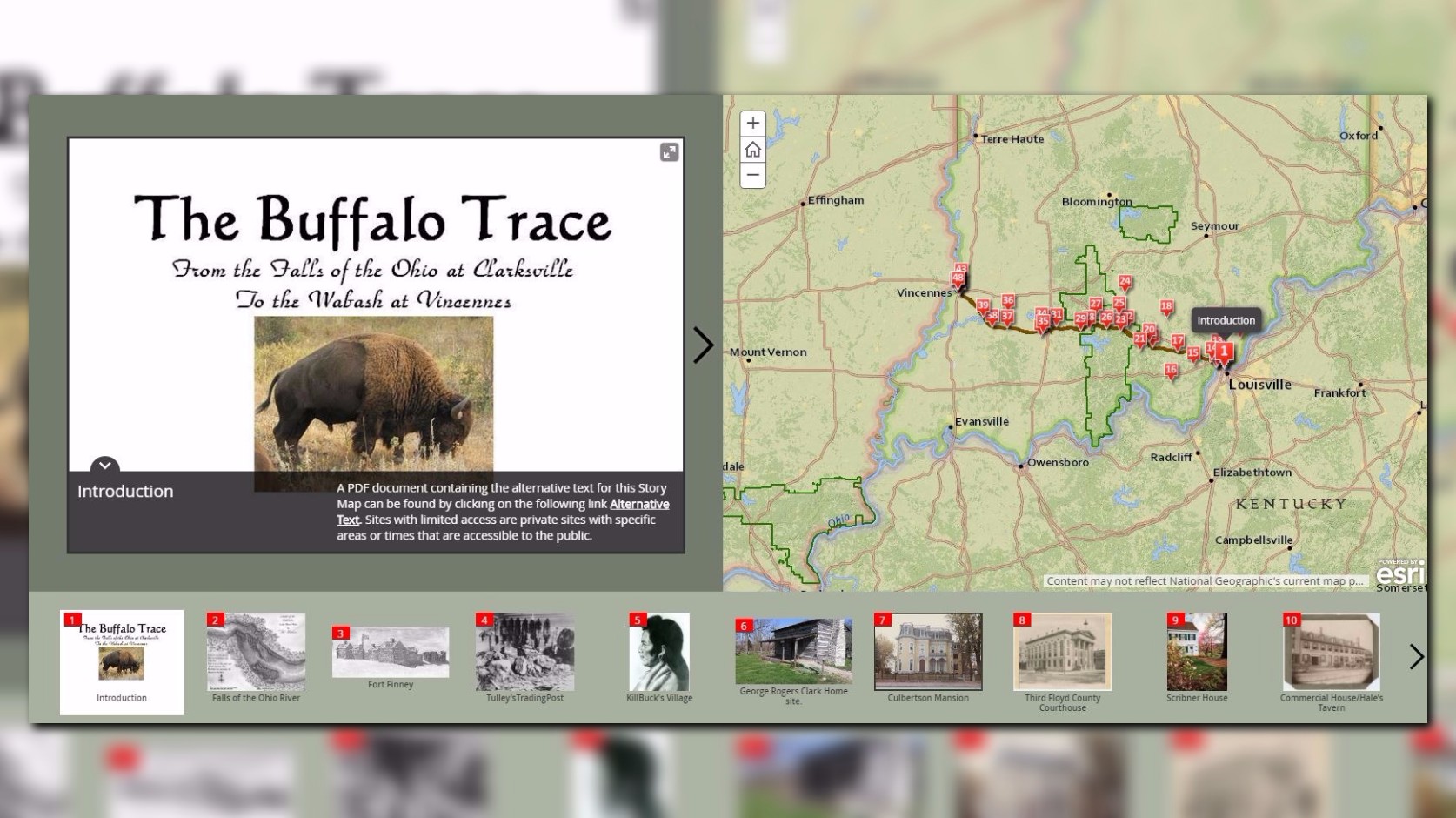 Hoosier National Forest creates Buffalo Trace story map | whas11.com