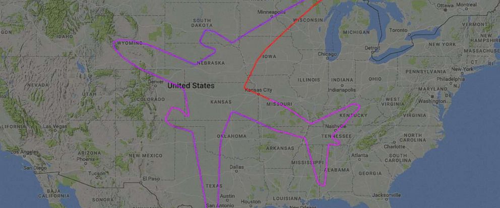 Boeing test flight draws a plane over the US | whas11.com